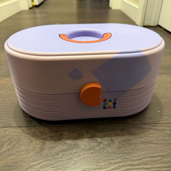 Caboodles | Bags | Caboodles Purple Vintage Train Case Makeup Case ...